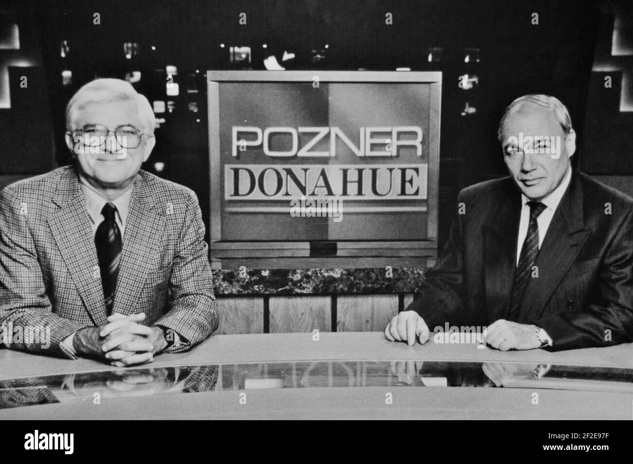 Pozner and Donahue Stock Photo - Alamy