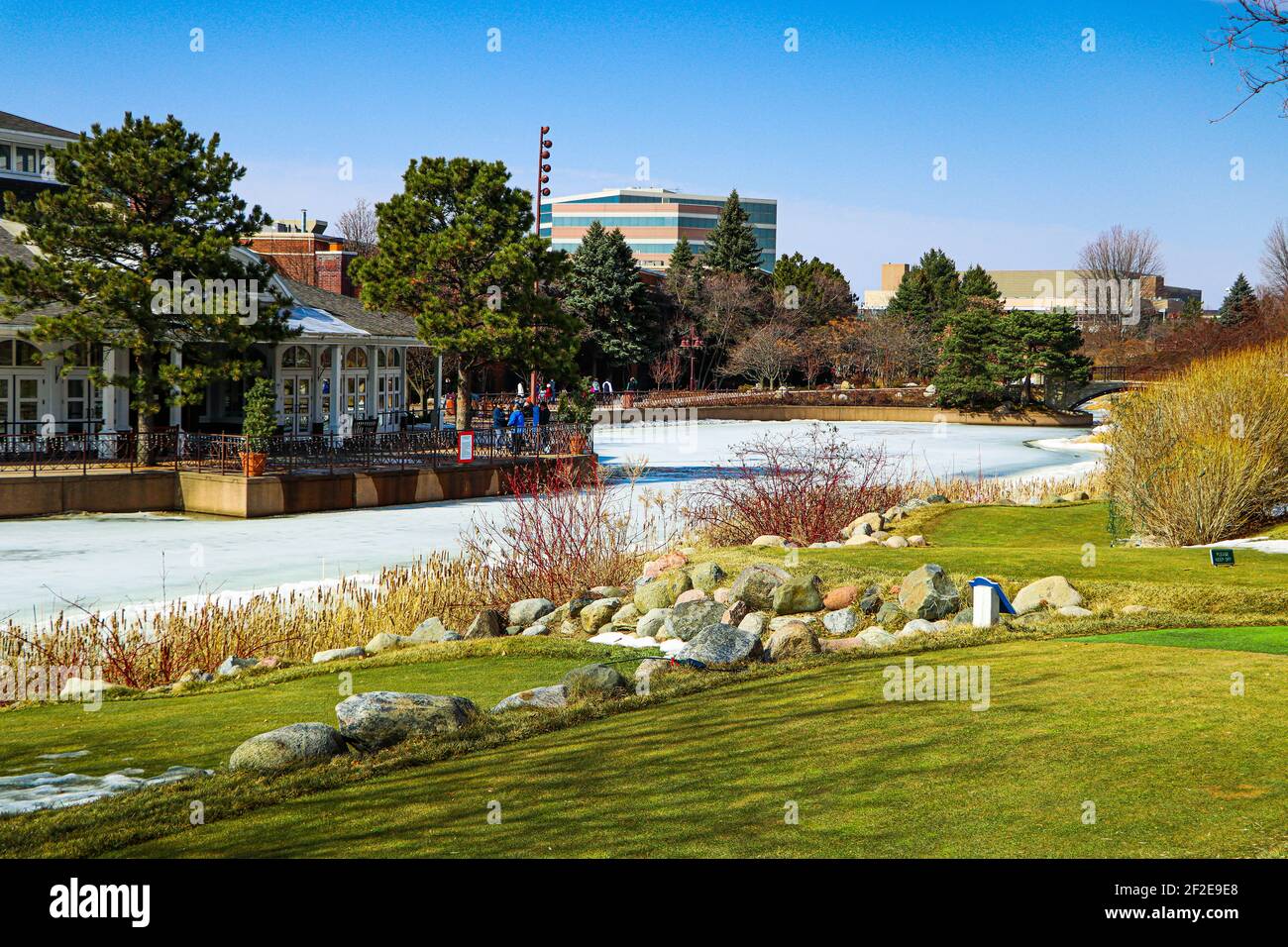 Centennial Lake Park in Edina, MN (1 Stock Photo - Alamy