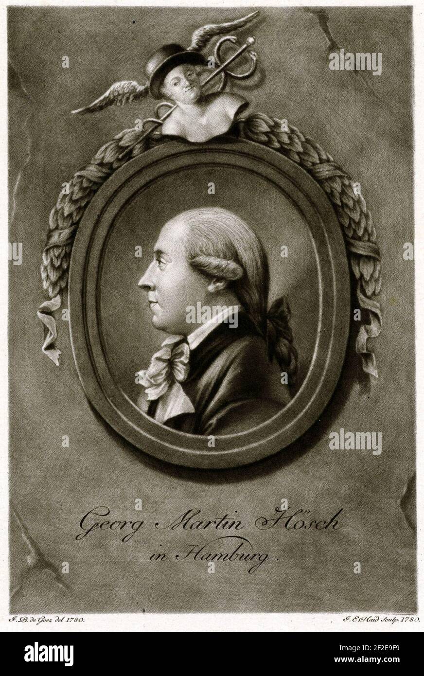 Georg Martin Hösch in Hamburg (1780 Stock Photo - Alamy