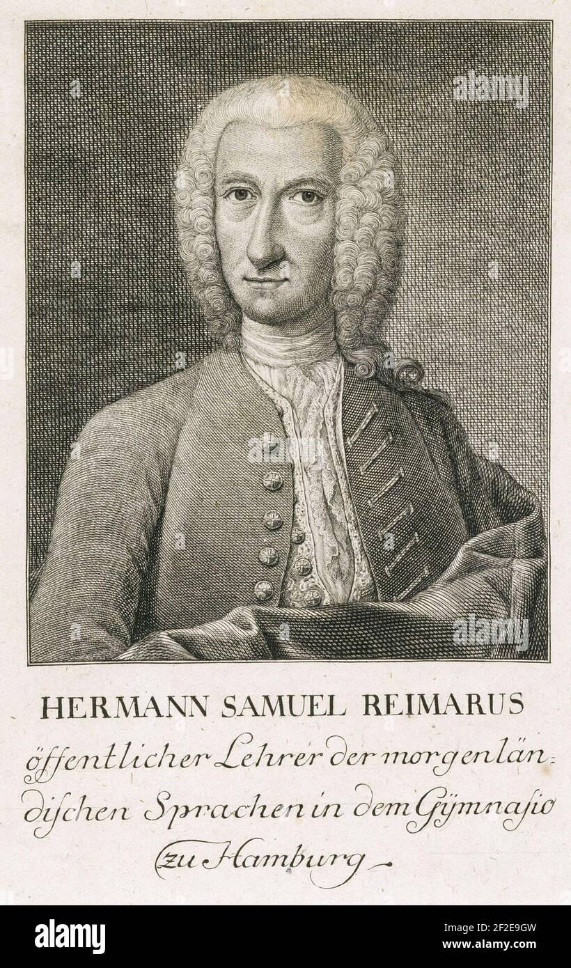 Hermann Samuel Reimarus Stock Photo - Alamy