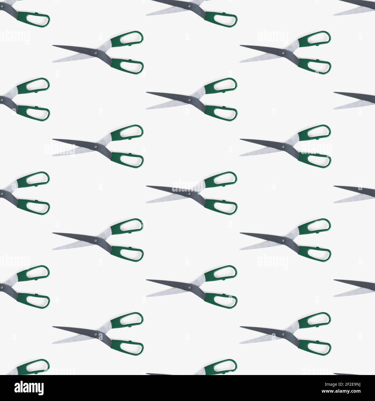 Seamless pattern of scissors separated flat layer. Scissors concept for ...