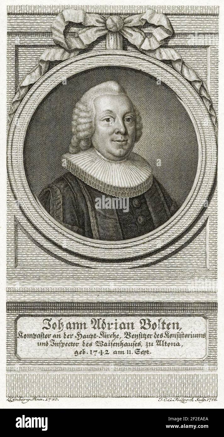 Johann Adrian Bolten (1786 Stock Photo - Alamy