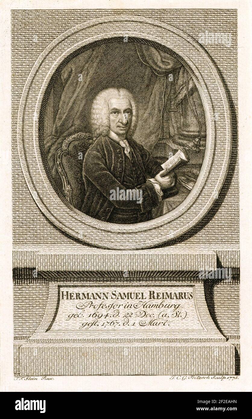 Hermann Samuel Reimarus (1775 Stock Photo - Alamy