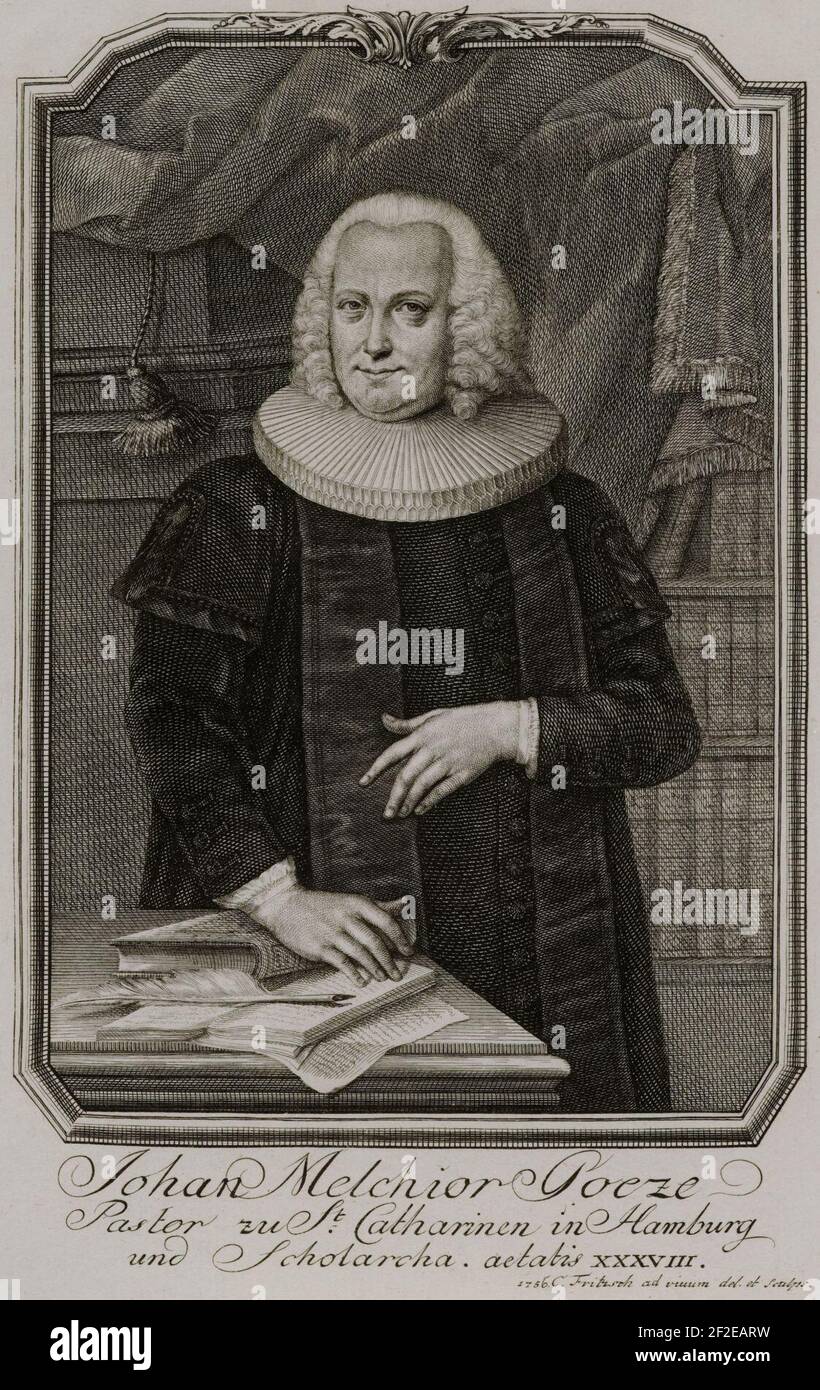 Johan Melchior Goeze (1756 Stock Photo - Alamy