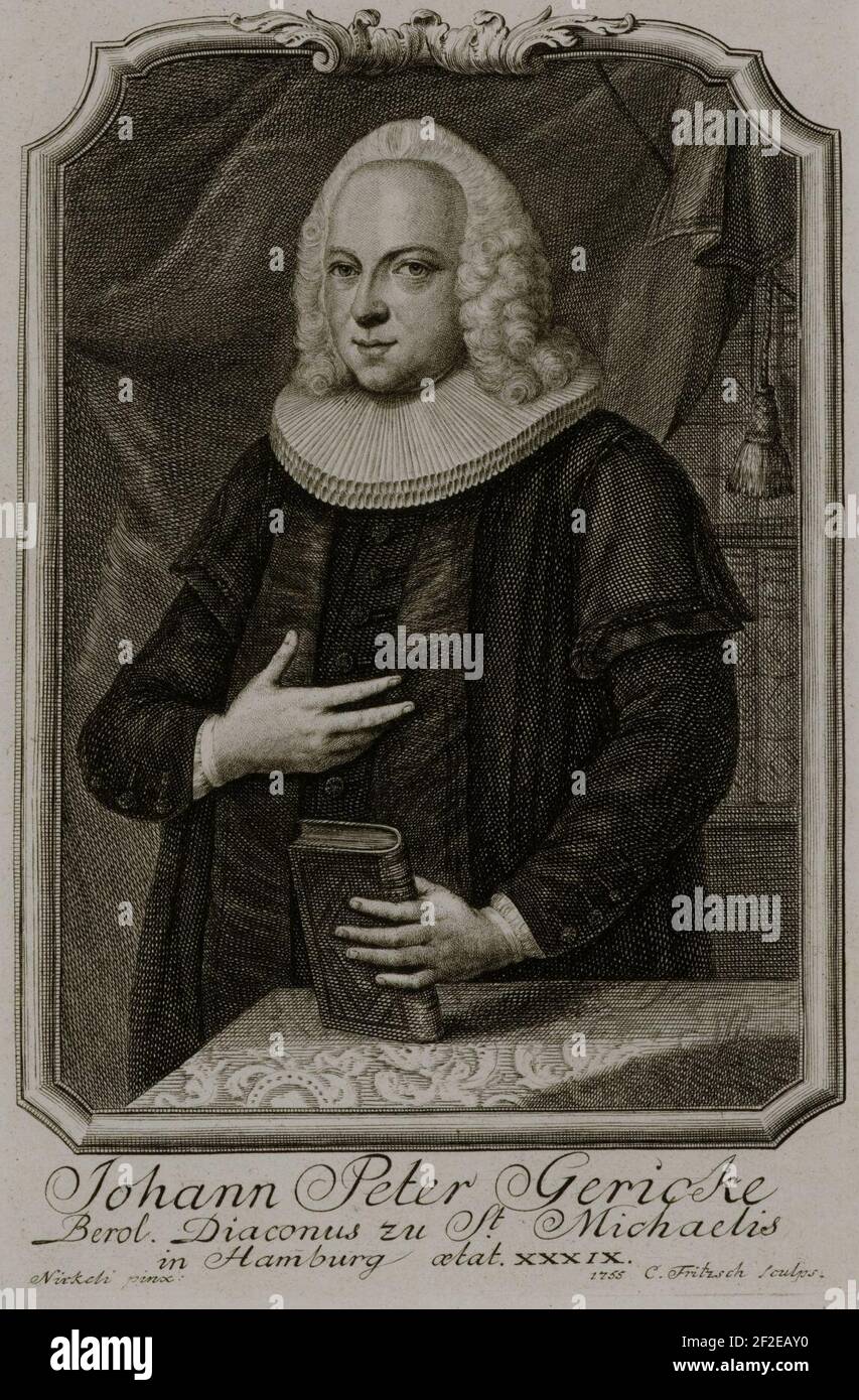 Johann Peter Gericke (1755 Stock Photo - Alamy