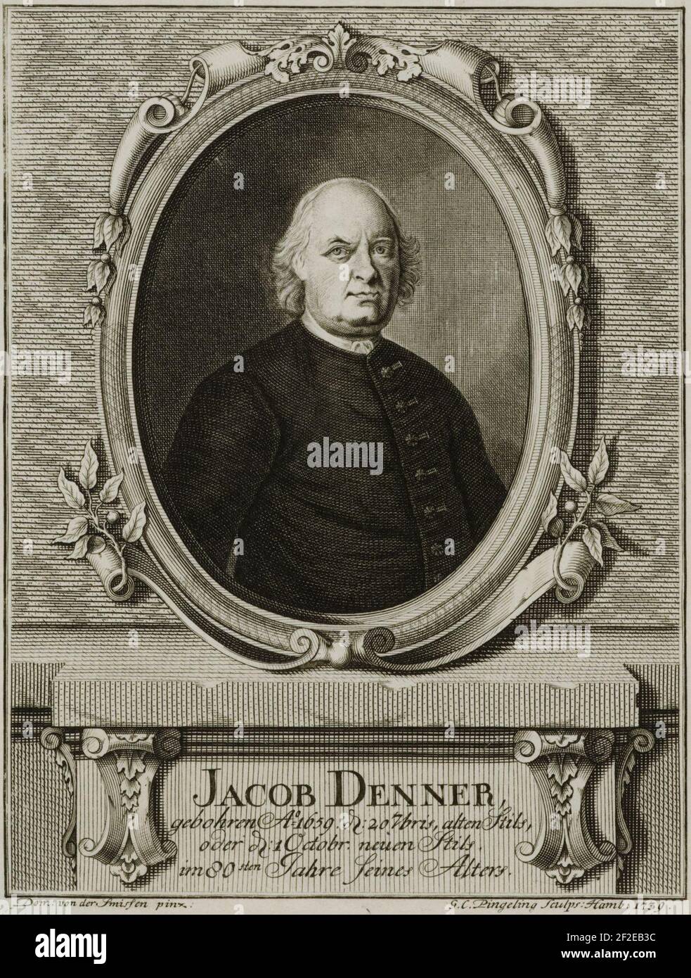 Jacob Denner (1739 Stock Photo - Alamy