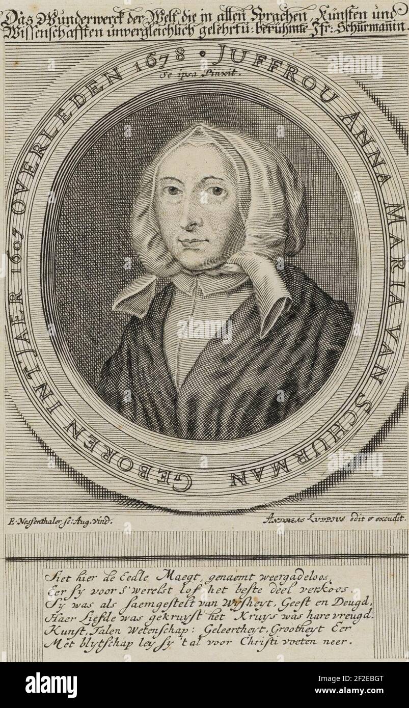 Bildnis von Anna Maria van Schurmann Stock Photo - Alamy