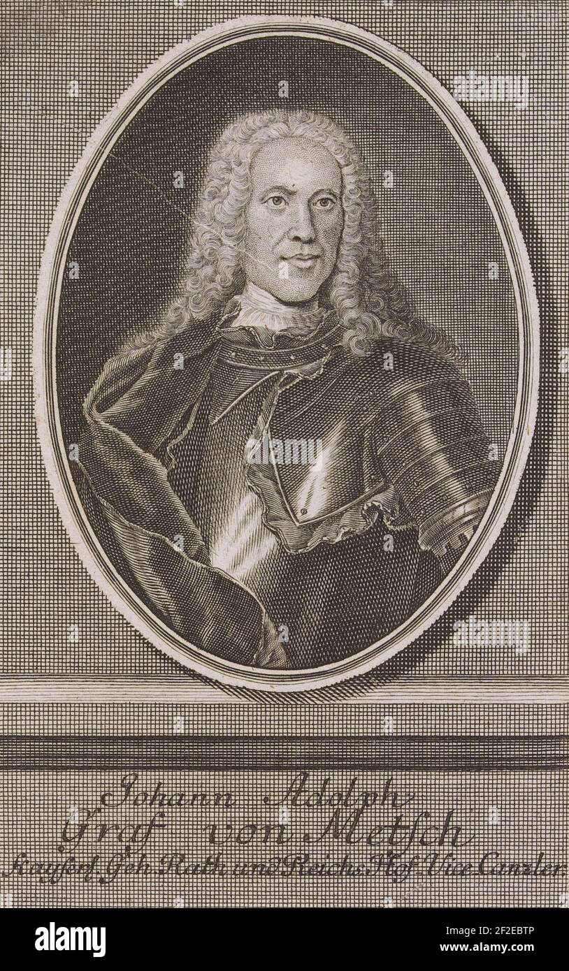 Johann Adolph Graf von Metsch Stock Photo - Alamy