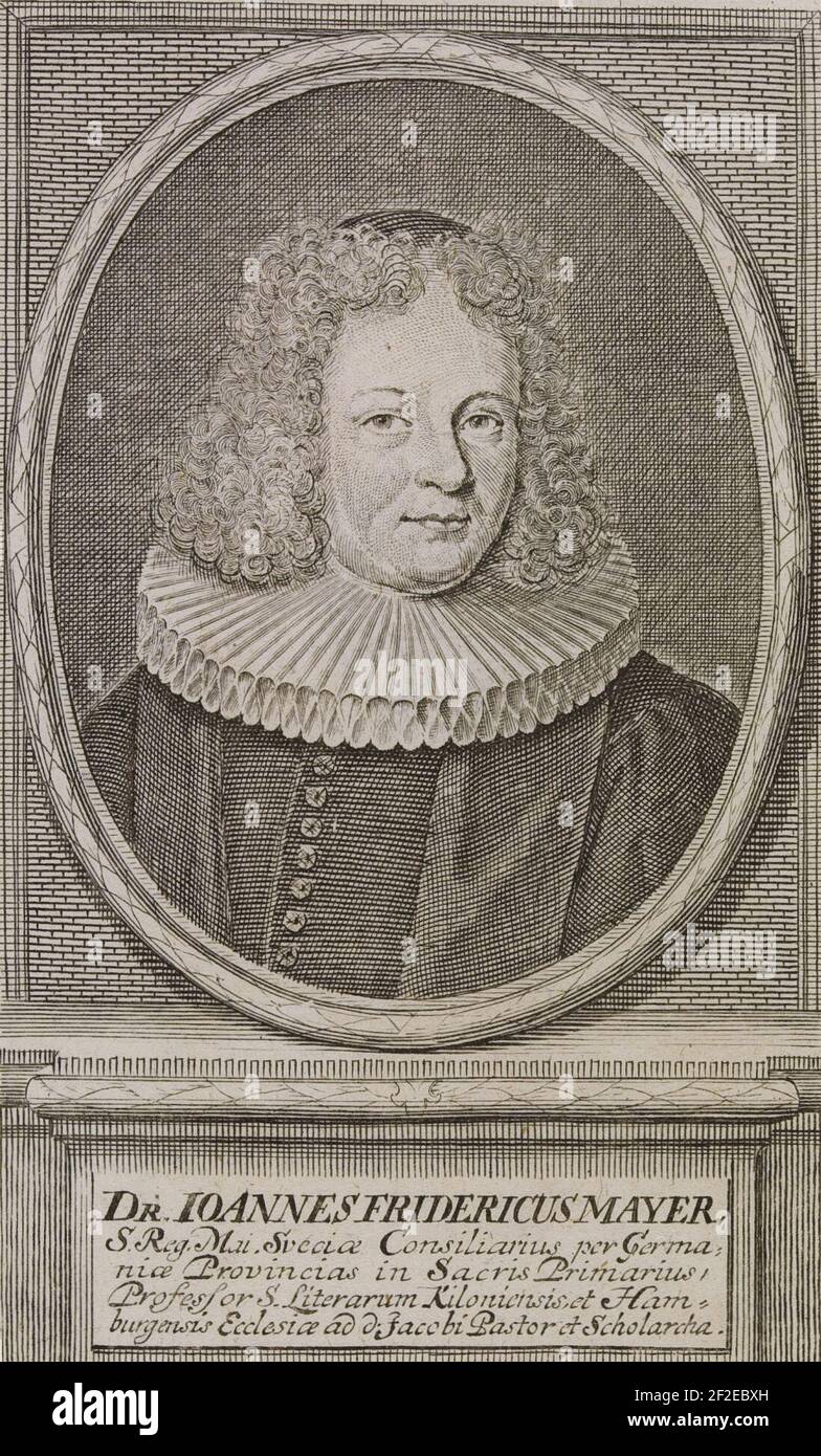 Bildnis von Johann Friedrich von Mayer Stock Photo - Alamy