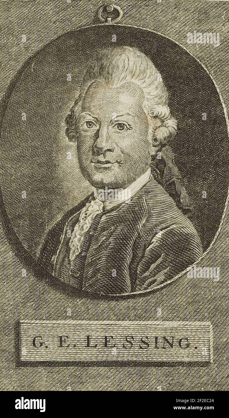 G. E. Lessing (1775 Stock Photo - Alamy