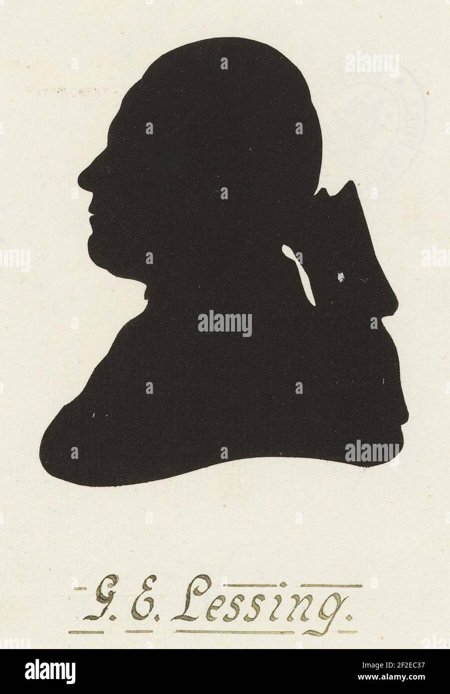 G. E. Lessing (1770 Stock Photo - Alamy