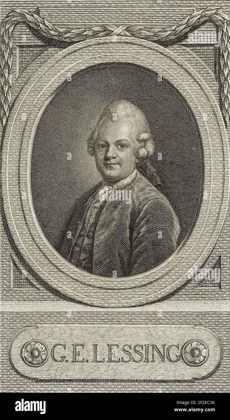 G. E. Lessing (1775 Stock Photo - Alamy