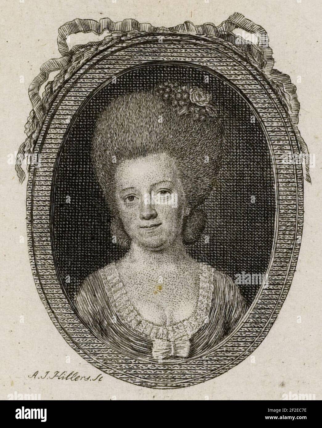 Bildnis von Maria Sophia Jänisch (1782 Stock Photo - Alamy