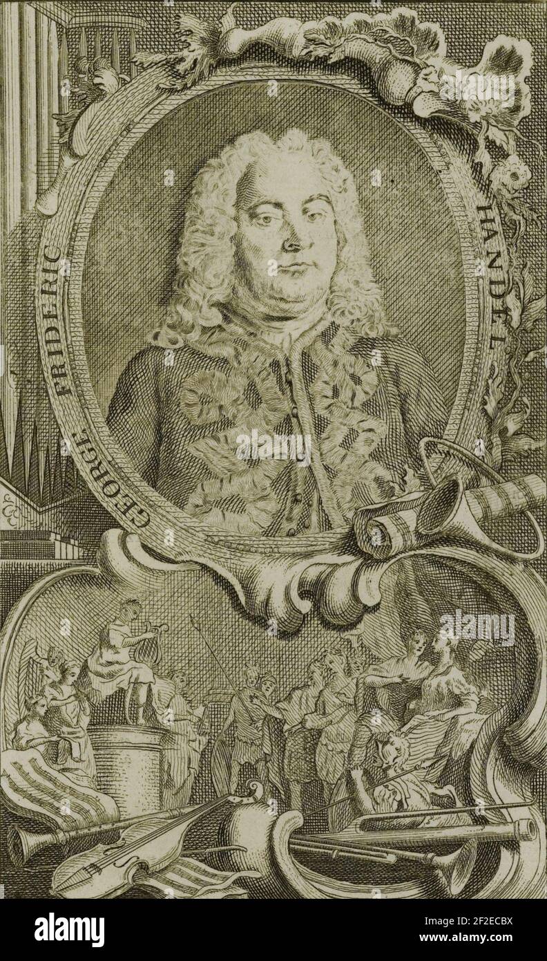 George Frideric Handel (1765 Stock Photo - Alamy