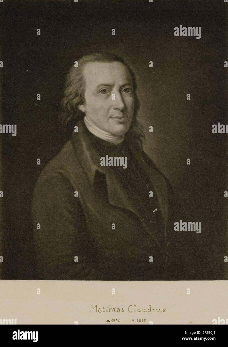 Matthias Claudius (1815 Stock Photo - Alamy