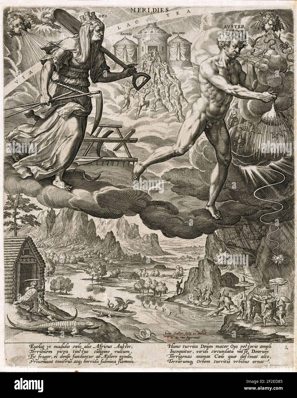 Meridies (Die vier Winde) (1580 Stock Photo - Alamy