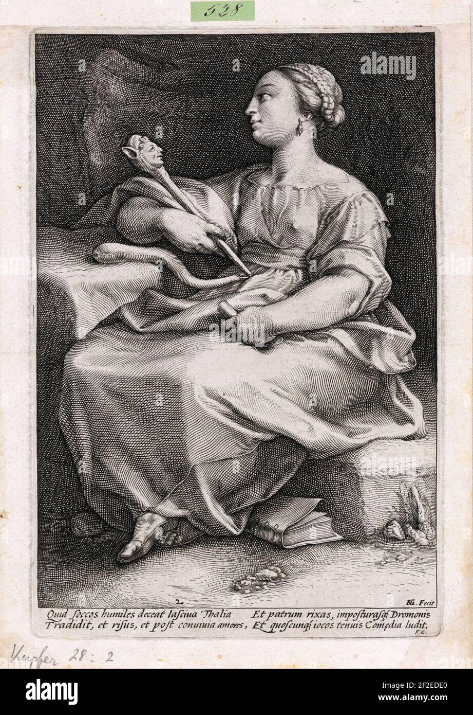 (Thalia) (Die neun Musen) (1592 Stock Photo - Alamy