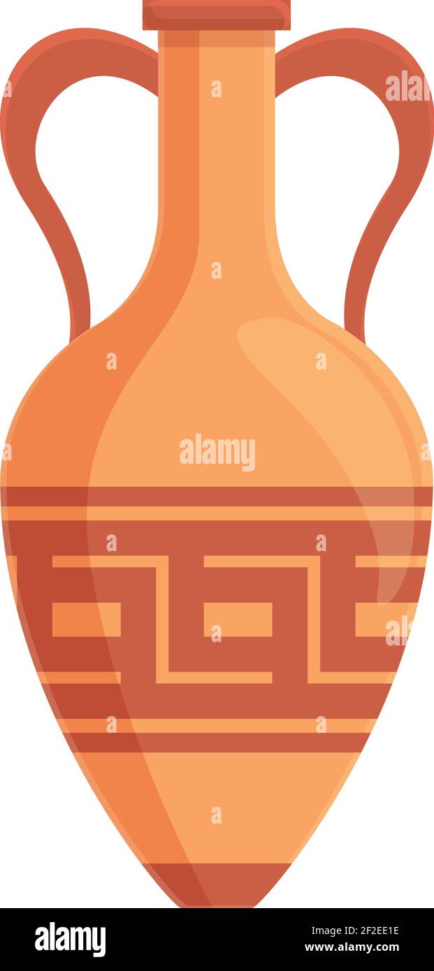 Amphora classical icon. Cartoon of amphora classical vector icon for ...