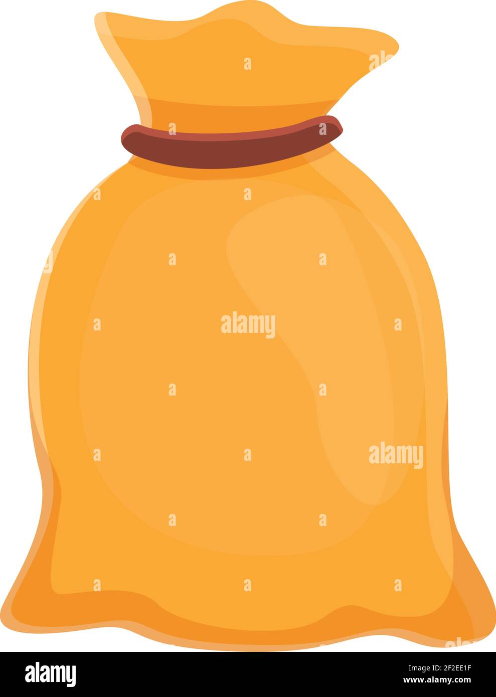 Coffee bean sack icon. Cartoon of coffee bean sack vector icon for web ...