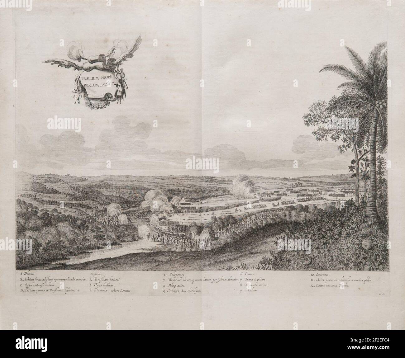 Praelium Prope Portum Calvum, da Coleção Brasiliana Iconográfica Stock ...