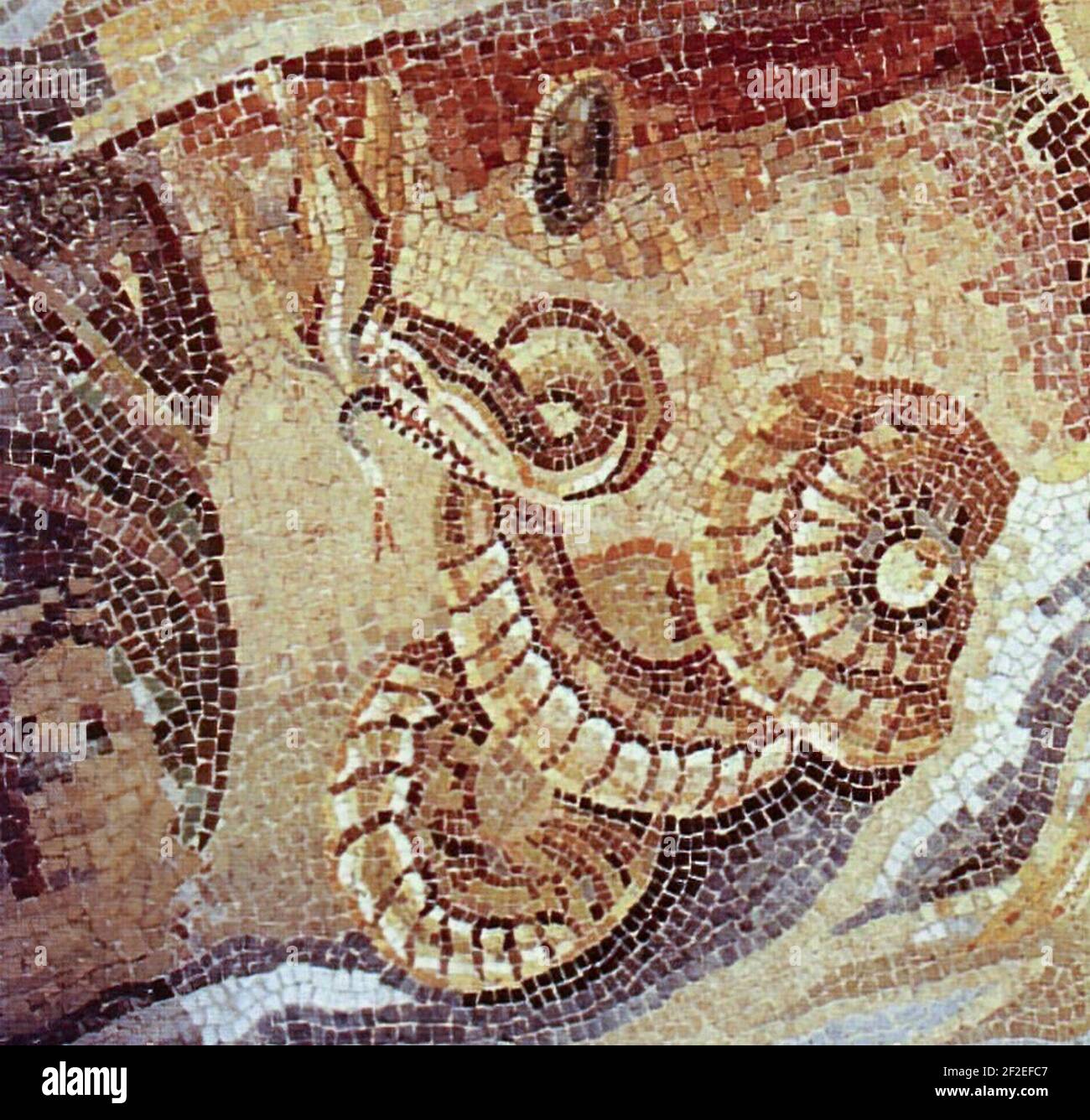 Praeneste - Nile Mosaic - Section 1a - Detail Stock Photo - Alamy