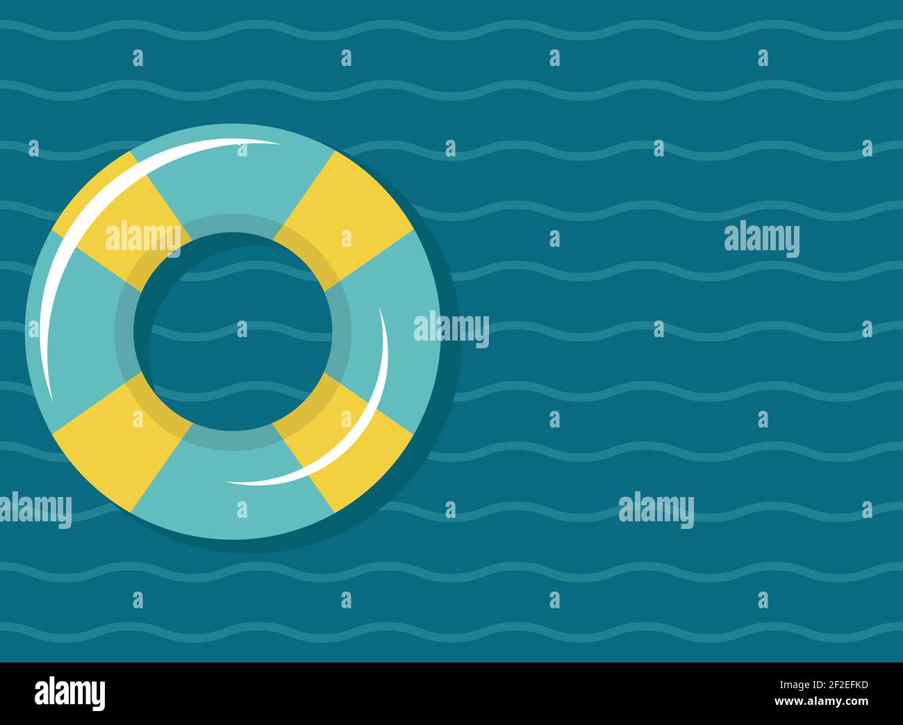 Safety life buoy in red Stock Vector Images - Alamy