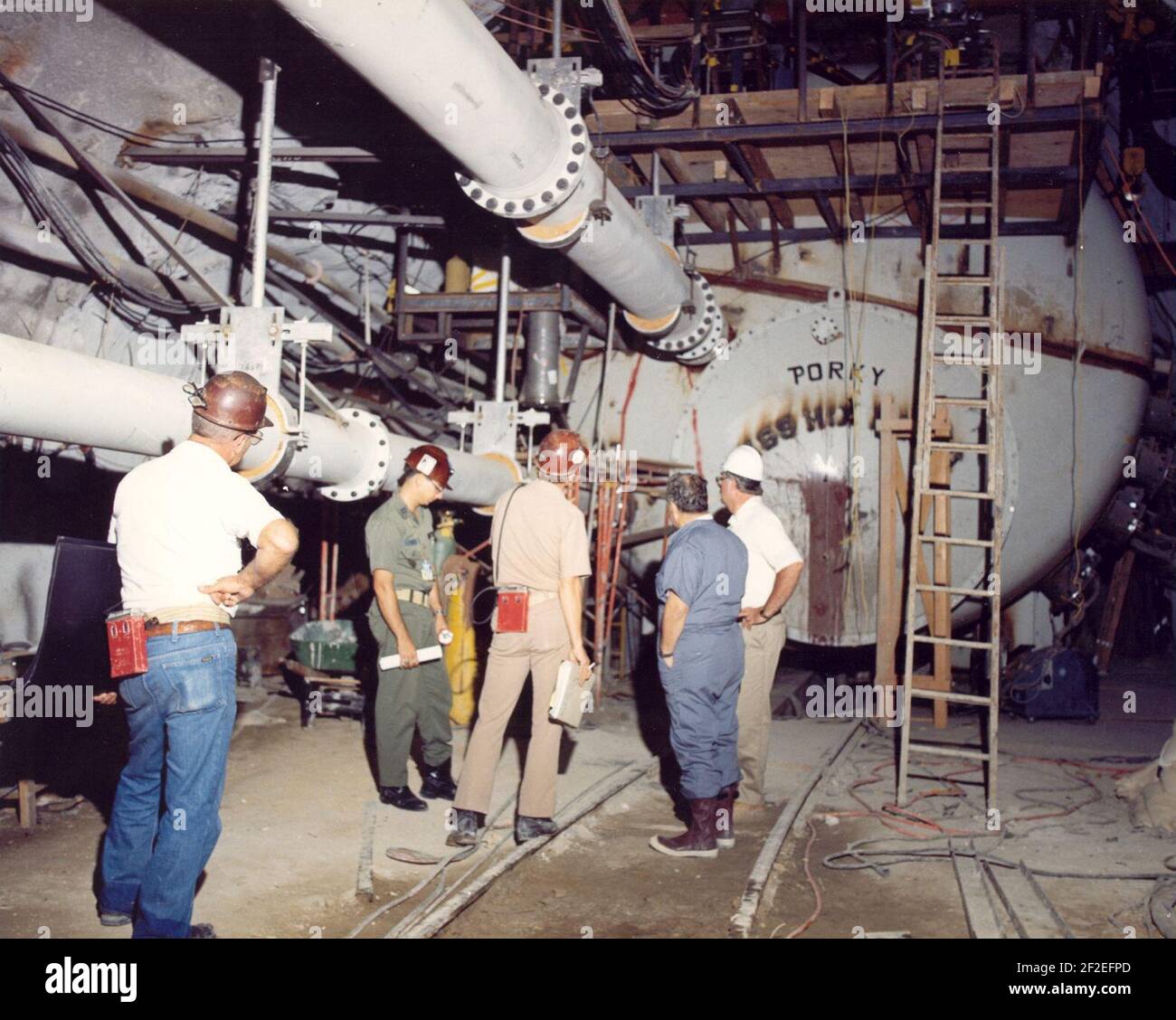 Praetorian Huron Landing - Test Chamber Stock Photo - Alamy