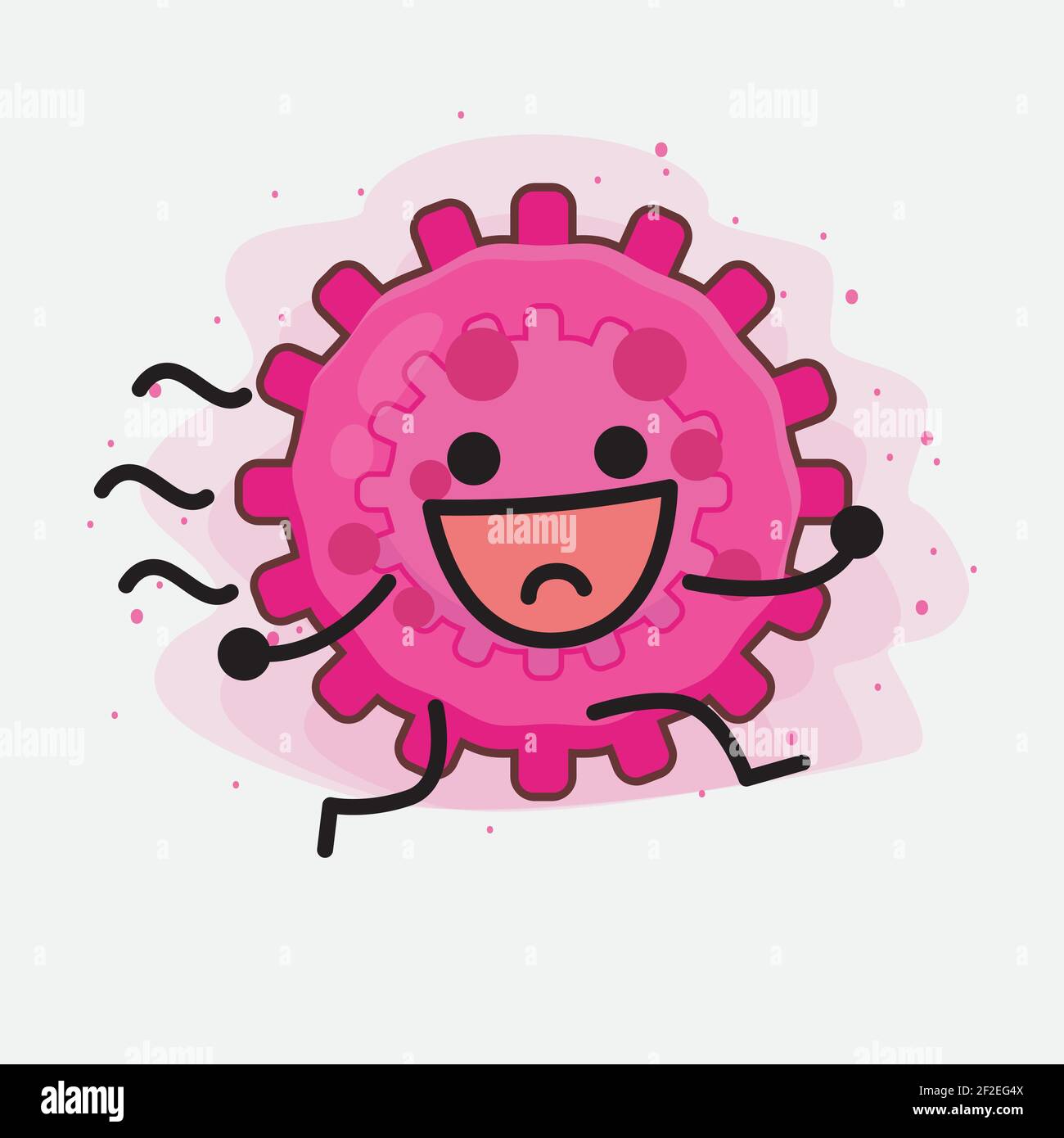 Pink virus Stock Vector Images - Alamy