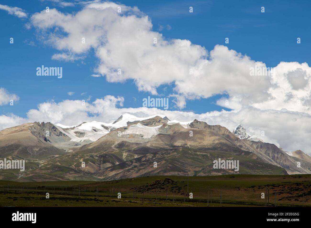 Natural scenery of Tibetan Plateau in China Stock Photo - Alamy