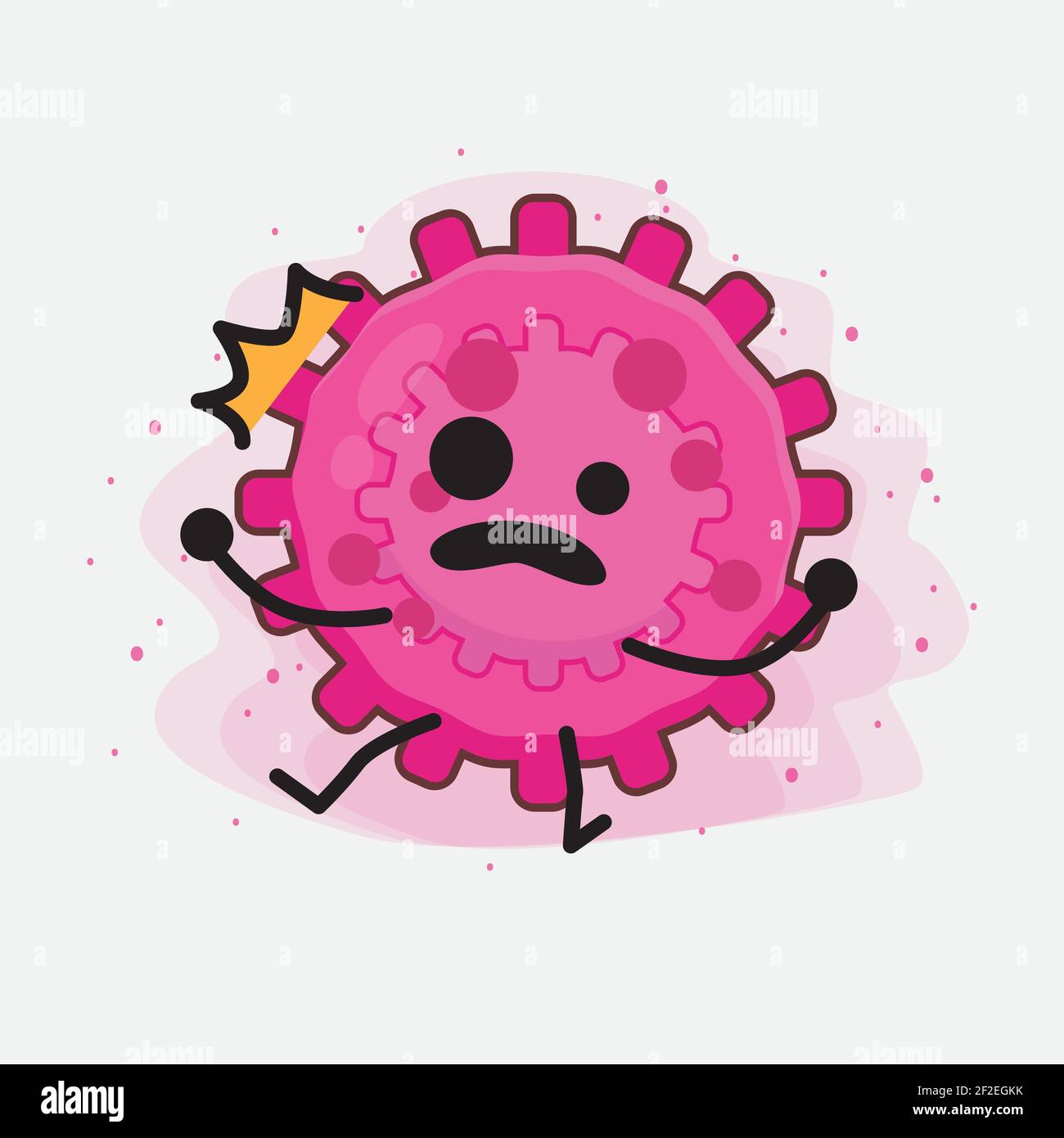 Pink virus Stock Vector Images - Alamy