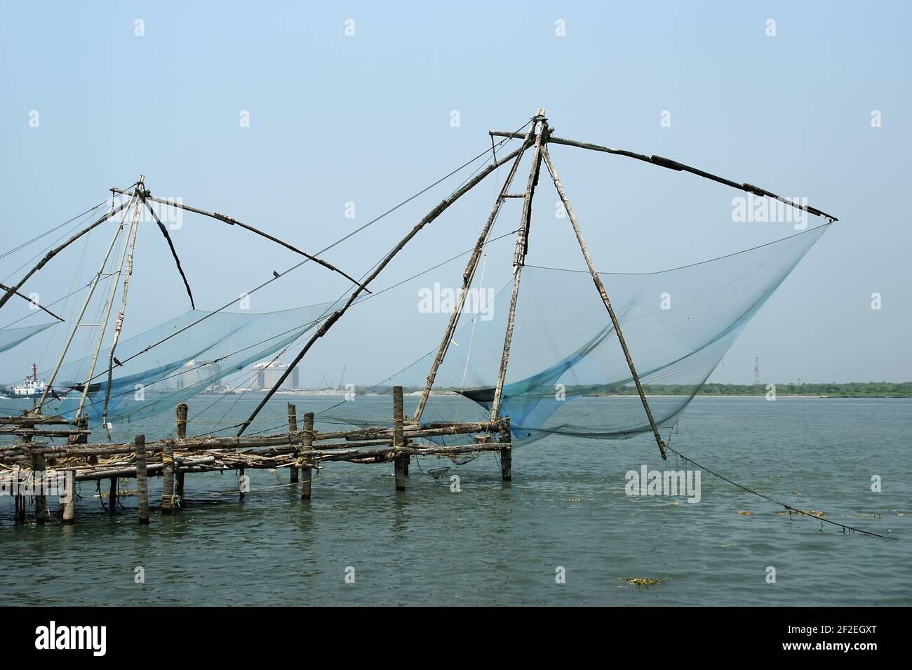 Chinese fishing nets, Cochin, South India Stock Photo - Alamy Chinese fishing nets, Cochin, South India Stock Photo - Alamy