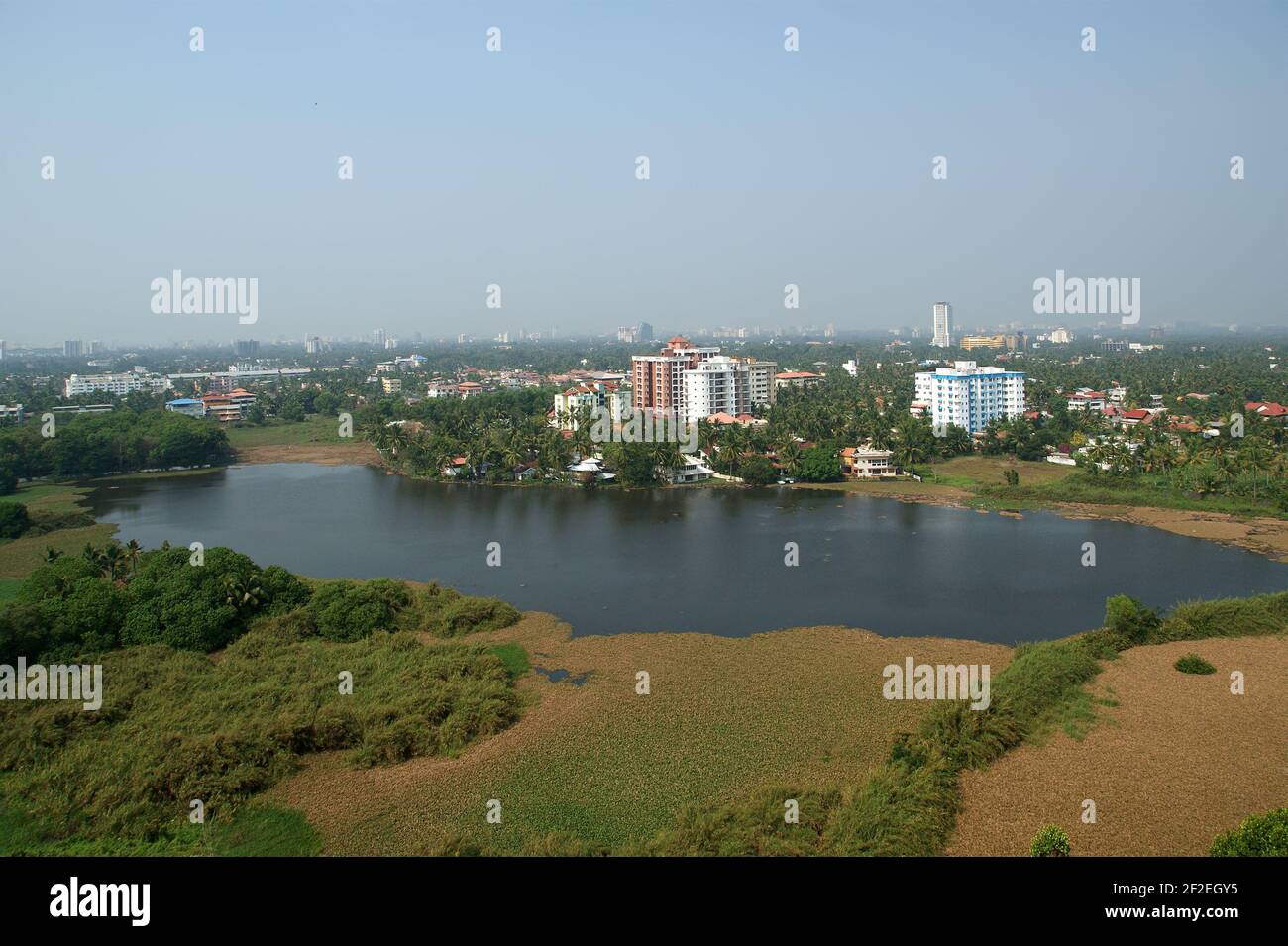 General view of the city, Cochin (kochi), Kerala, South India Stock ...