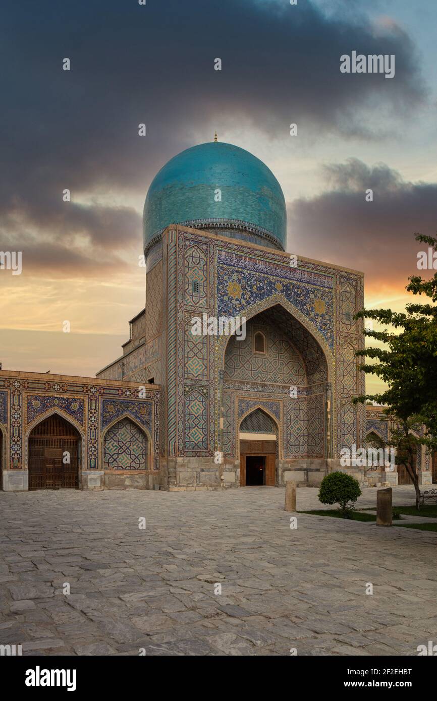 The Registan was the heart of the ancient city of Samarkand of the ...