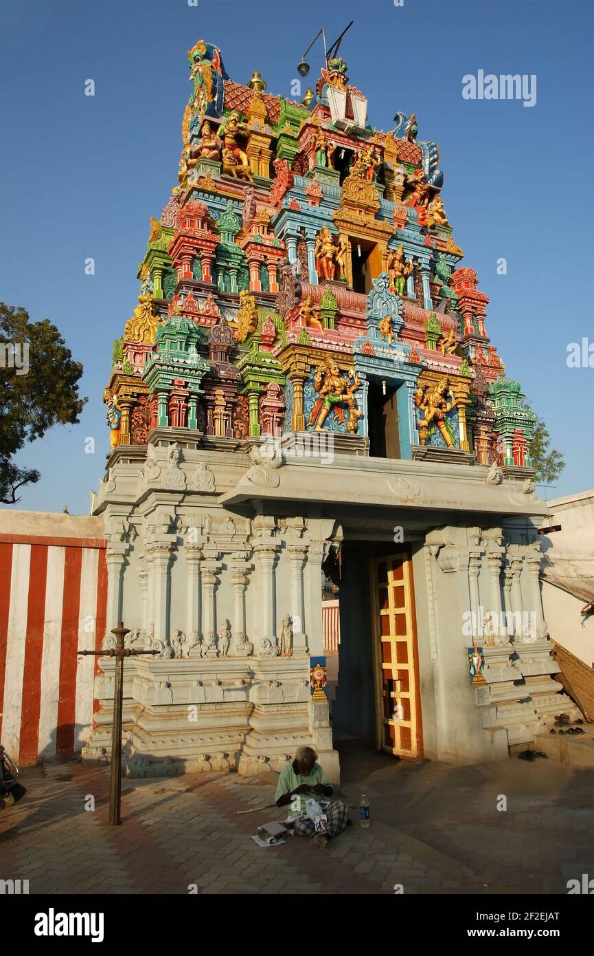 Traditional Hindu temple, South India, Kerala Stock Photo - Alamy