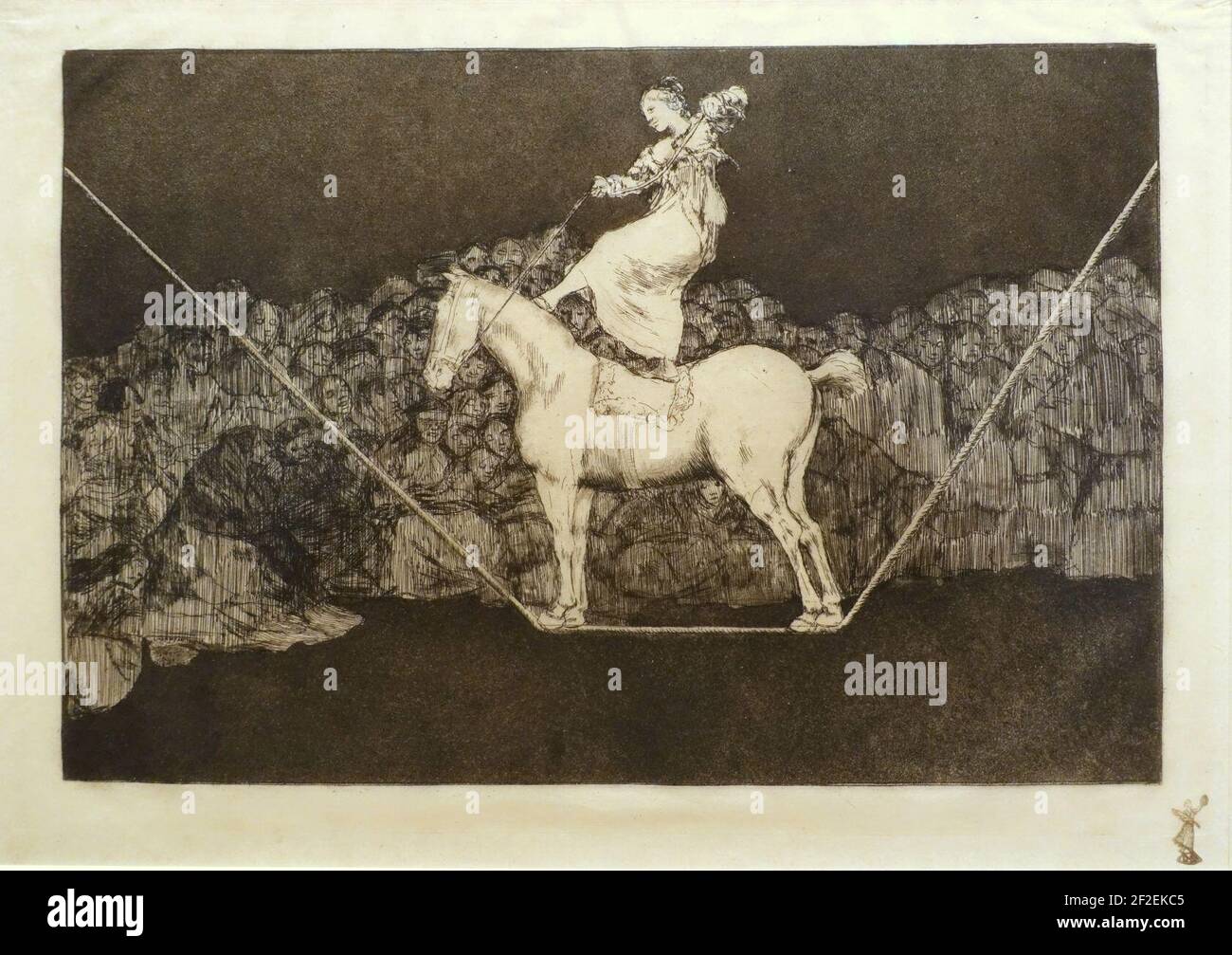 Precise foolishness (A circus queen), by Francisco de Goya y Lucientes ...