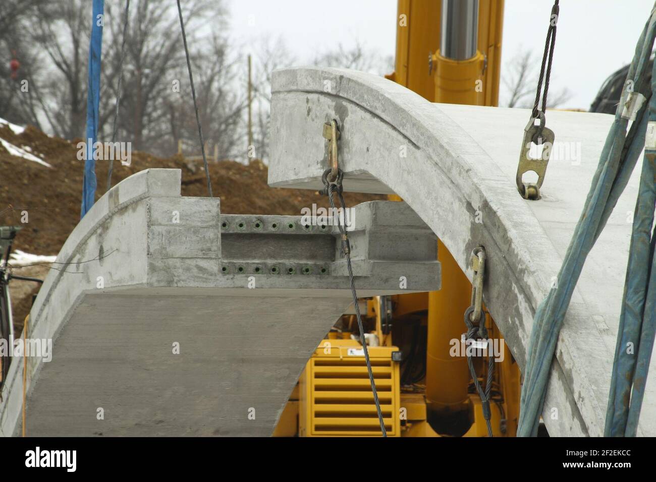 Precast road bridge arch placement in Millennium Project 05 - ANC 2015 ...