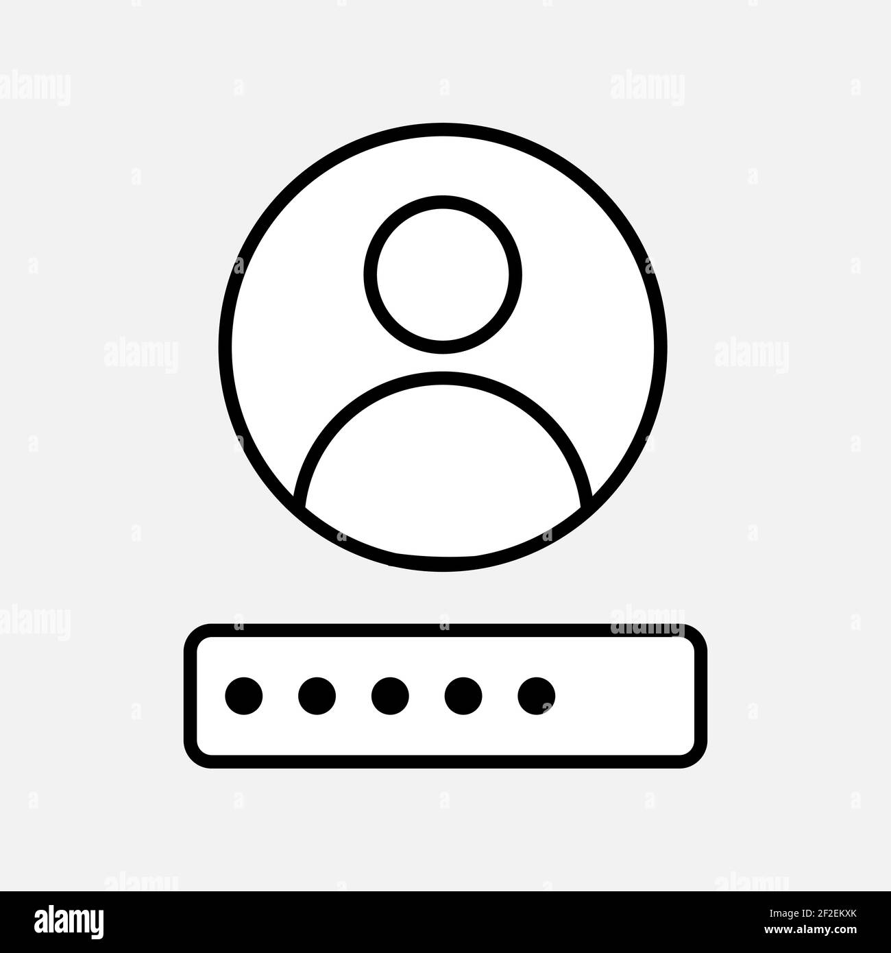 Man Icon vector. Simple flat symbol. Perfect Black pictogram ...