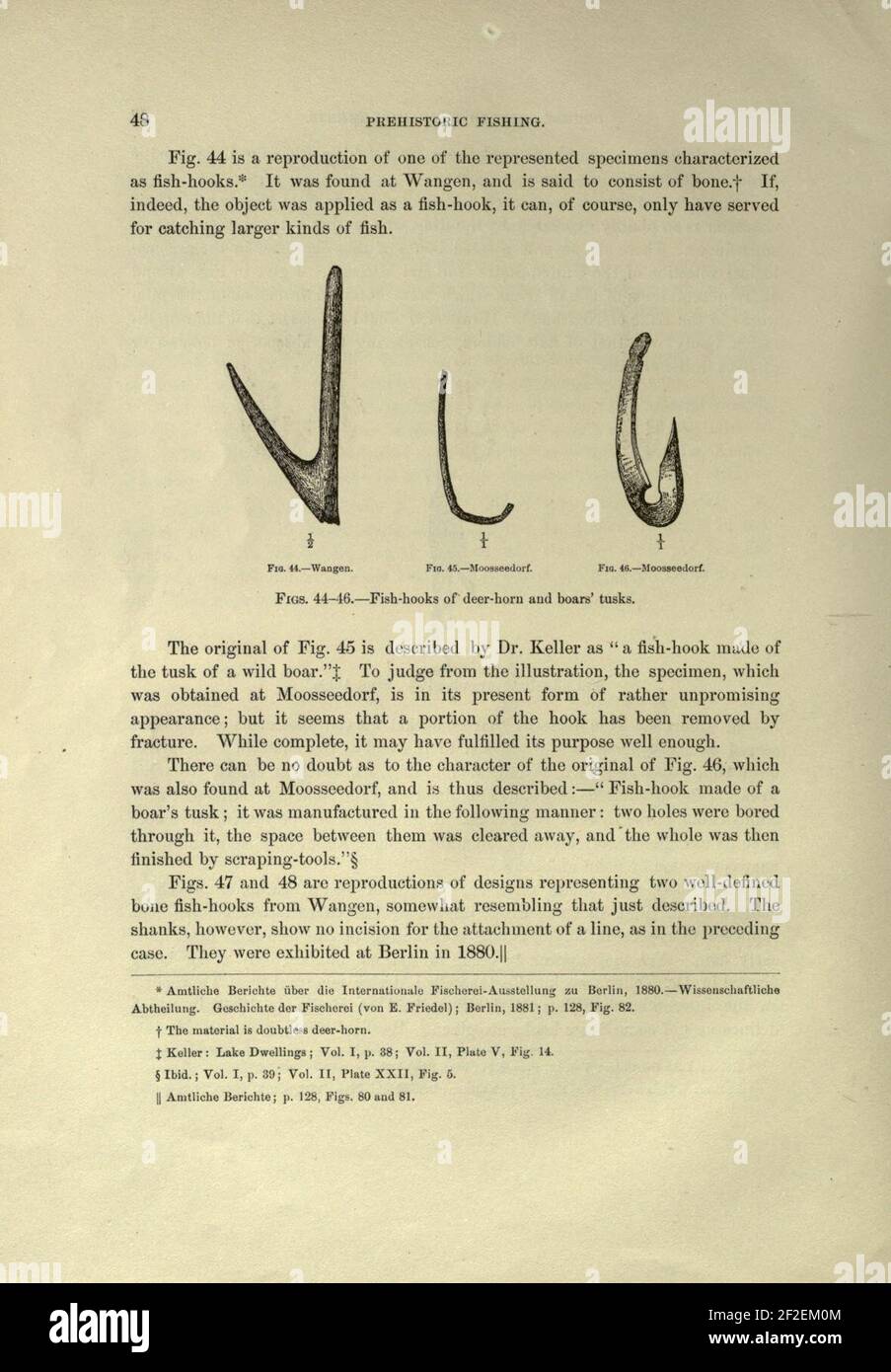 Prehistoric fishing in Europe and North America (Page 48 Stock Photo ...