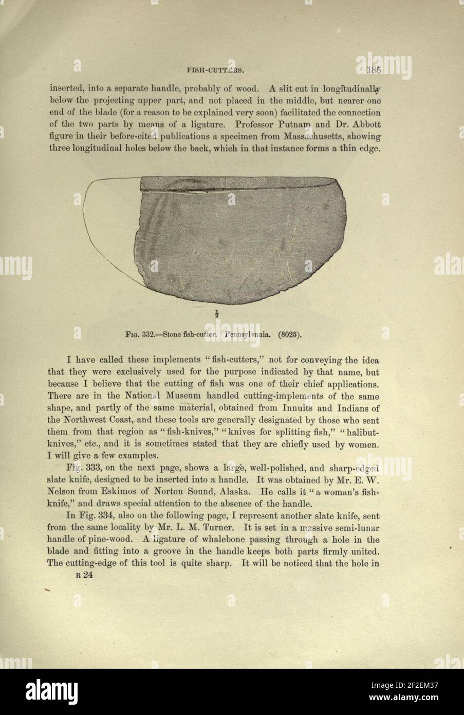 Prehistoric fishing in Europe and North America (Page 185 Stock Photo ...