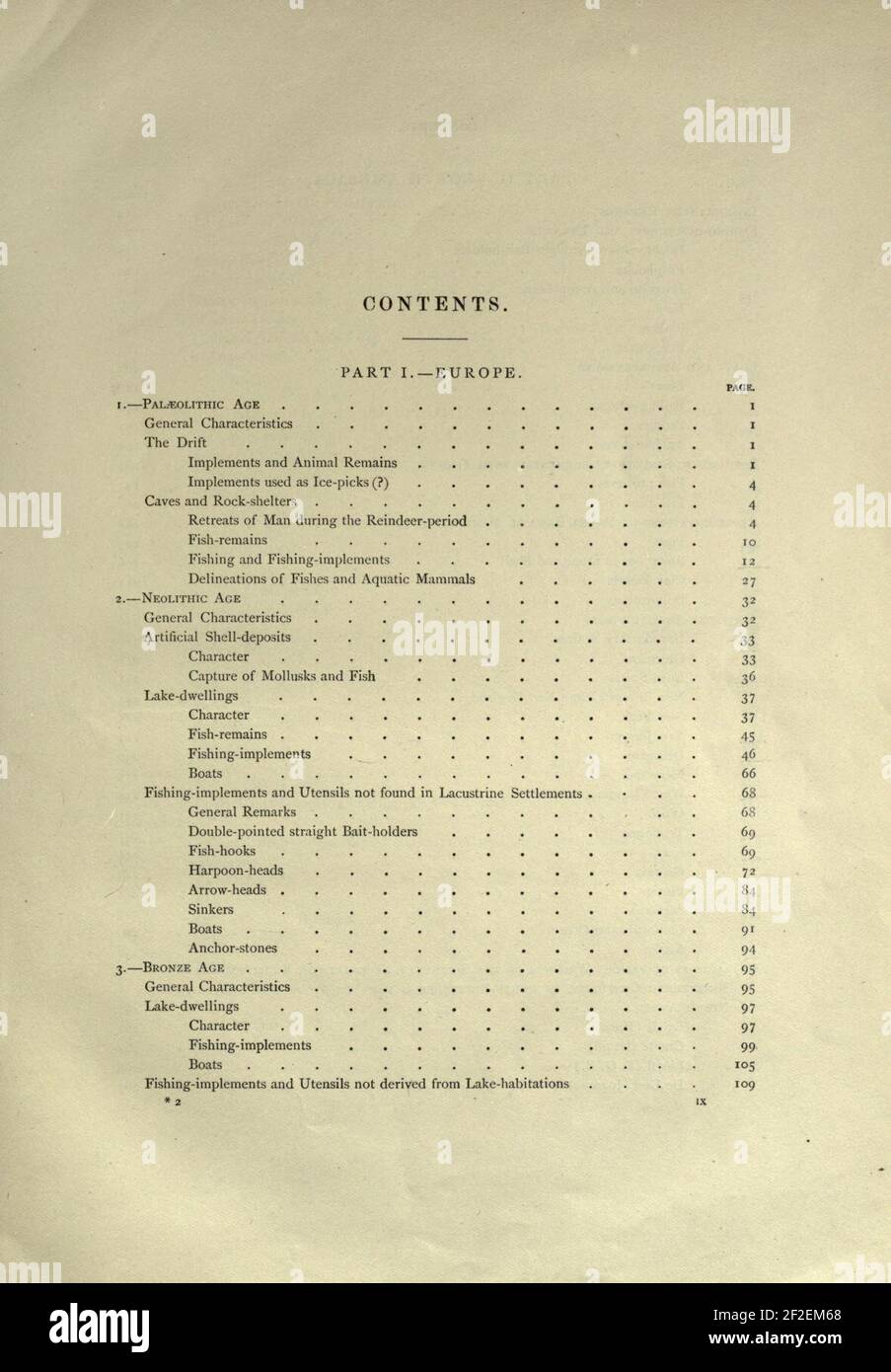 Prehistoric fishing in Europe and North America Stock Photo - Alamy