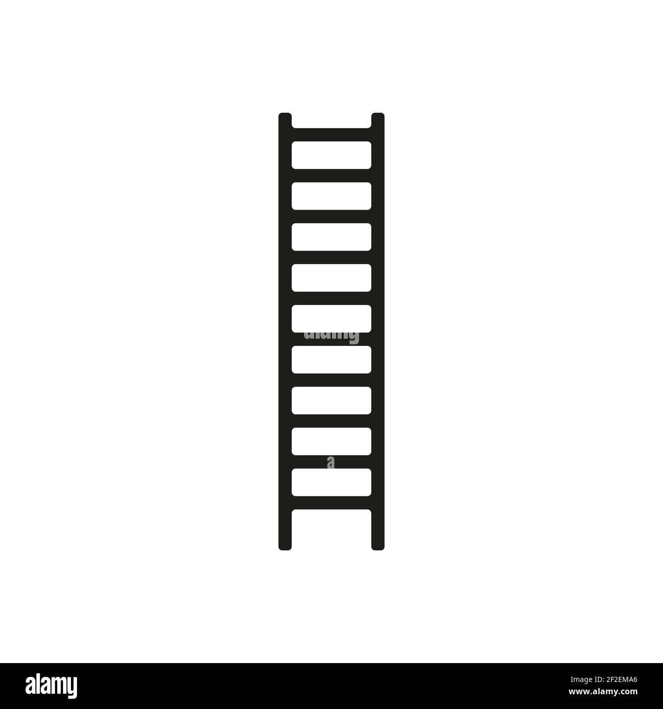Ladder flat icon.Flat design style modern vector illustration. Isolated ...