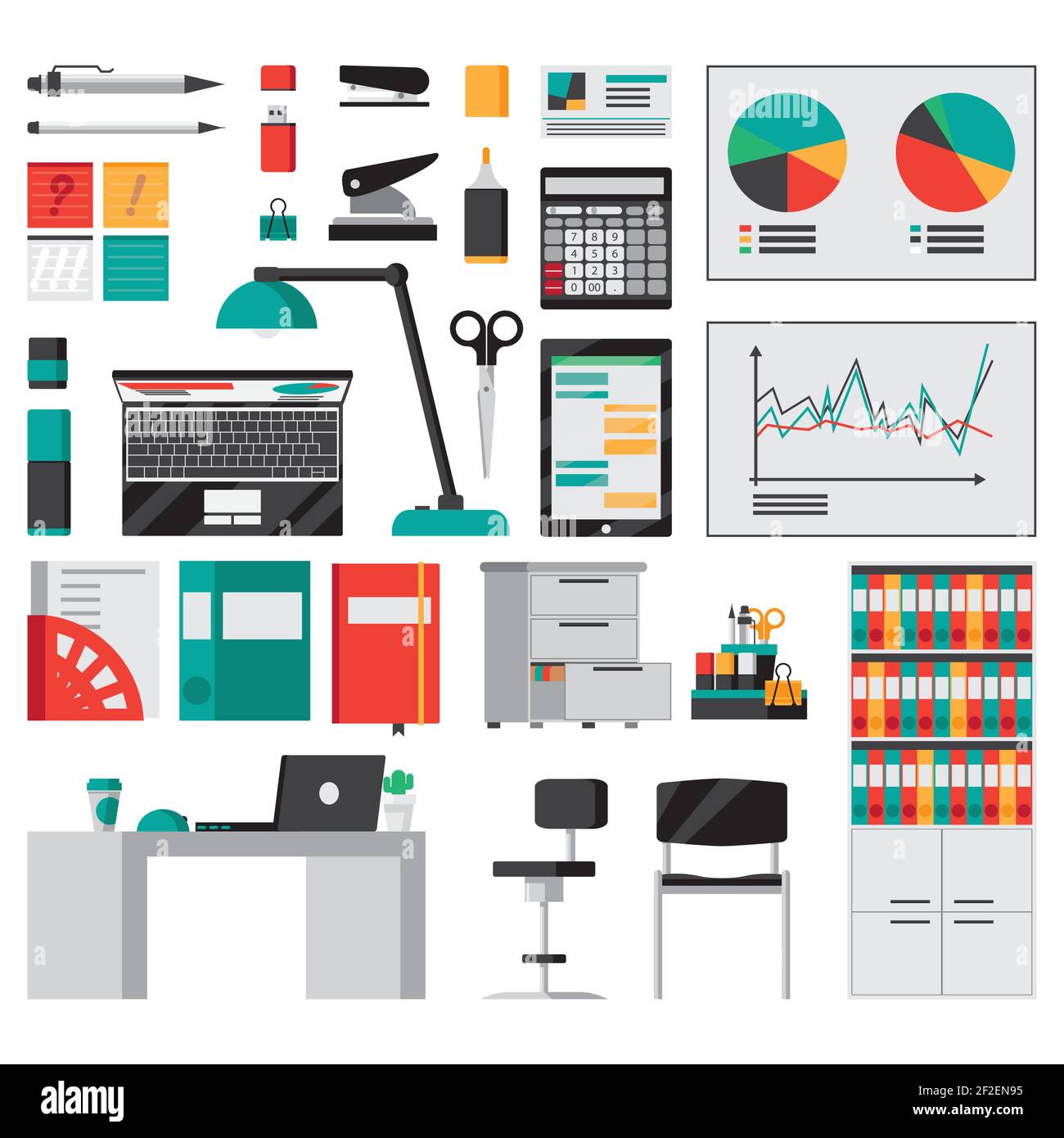 Stationery graphics Stock Vector Images - Alamy