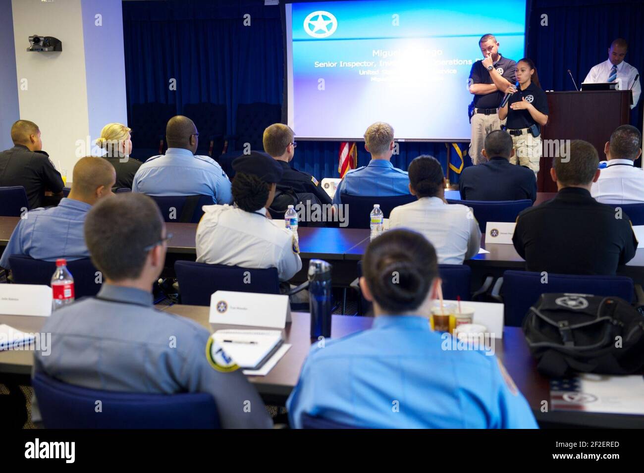 Law enforcement presentation hi-res stock photography and images - Alamy