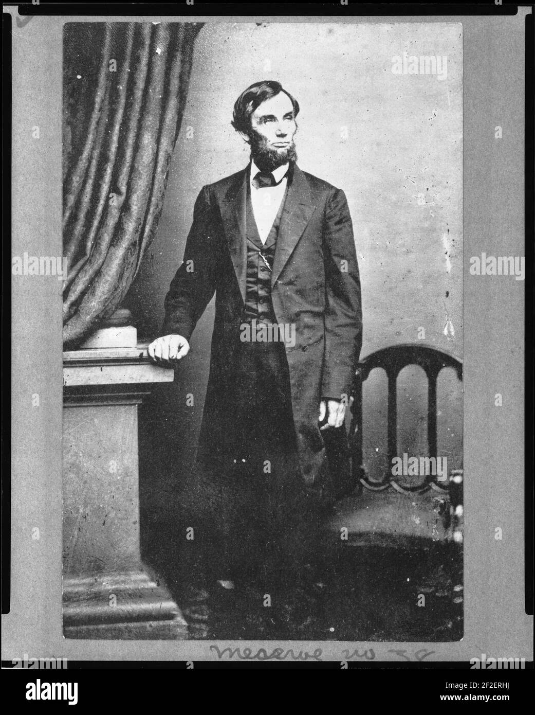 Abraham Lincoln Full Body In Color