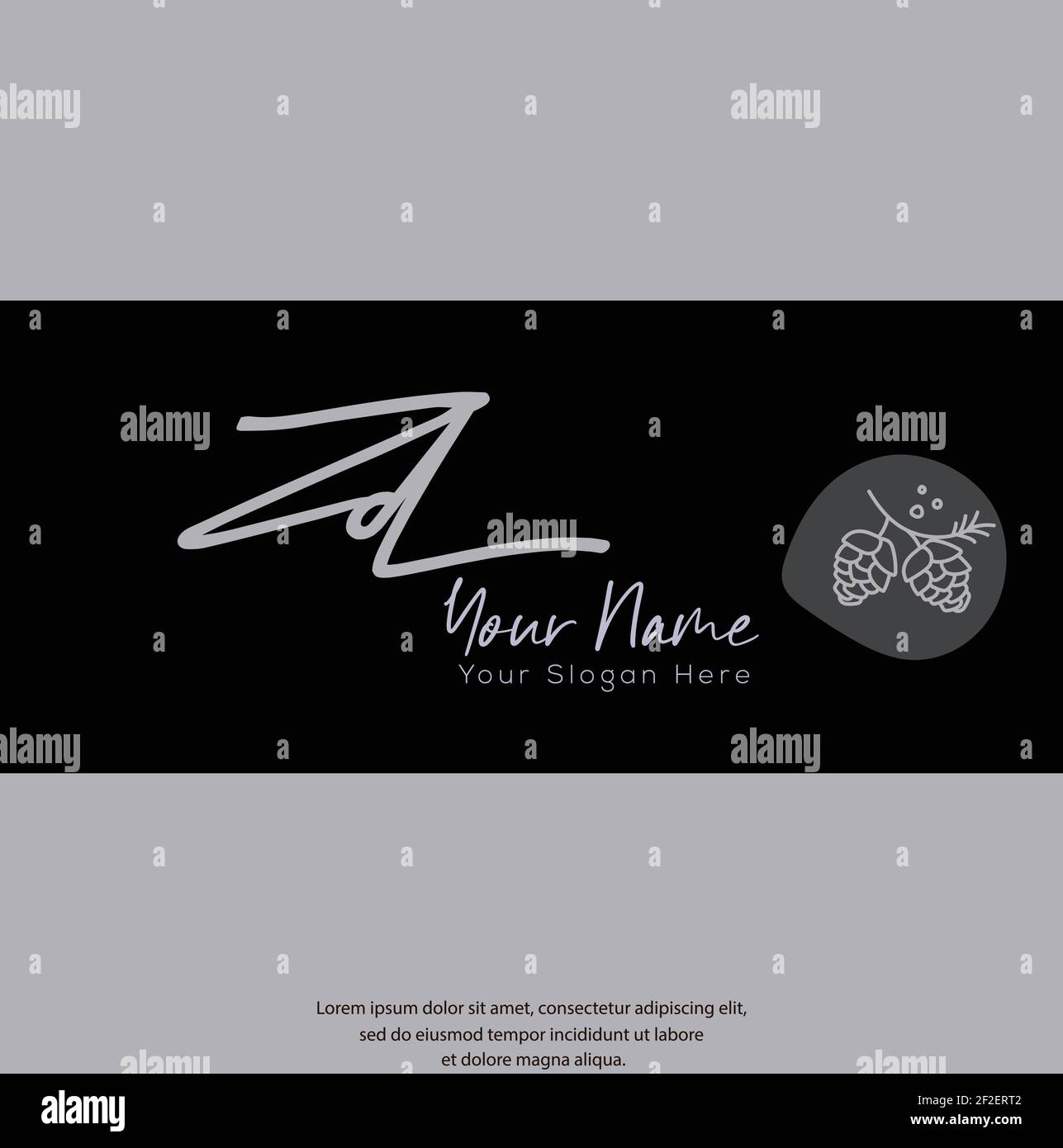 Z signature logo hi-res stock photography and images - Alamy