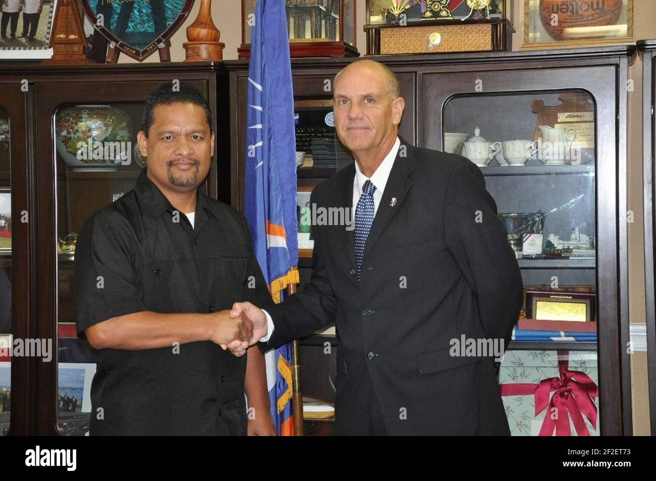 President Casten Nemra and Ambassador Thomas Armbruster Stock Photo - Alamy