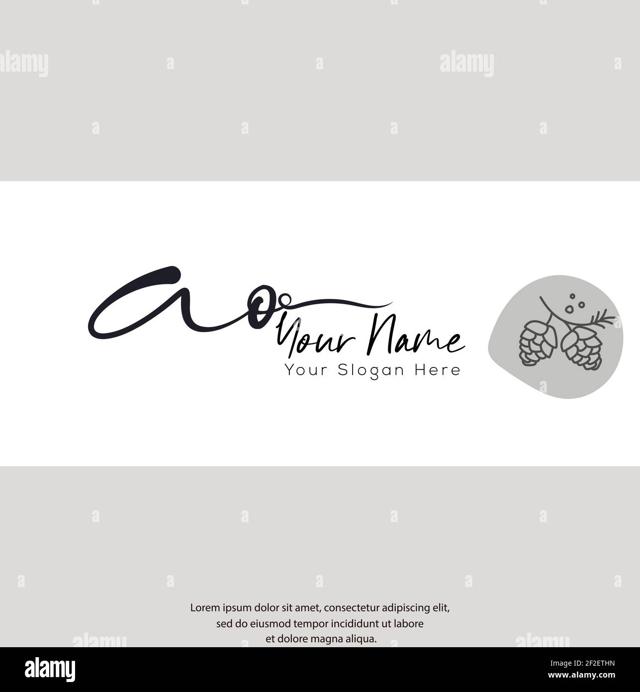 A O AO Initial letter handwriting and signature logo. Beauty vector ...