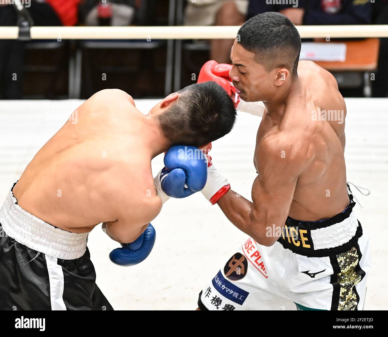 Tokyo, Japan. 11th Mar, 2021. (R-L) Andy Hiraoka, Fumisuke Kimura ...