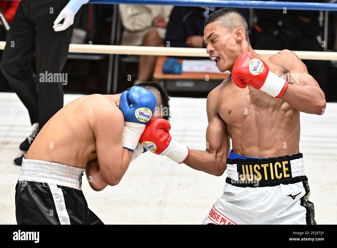 Tokyo, Japan. 11th Mar, 2021. (R-L) Andy Hiraoka, Fumisuke Kimura ...