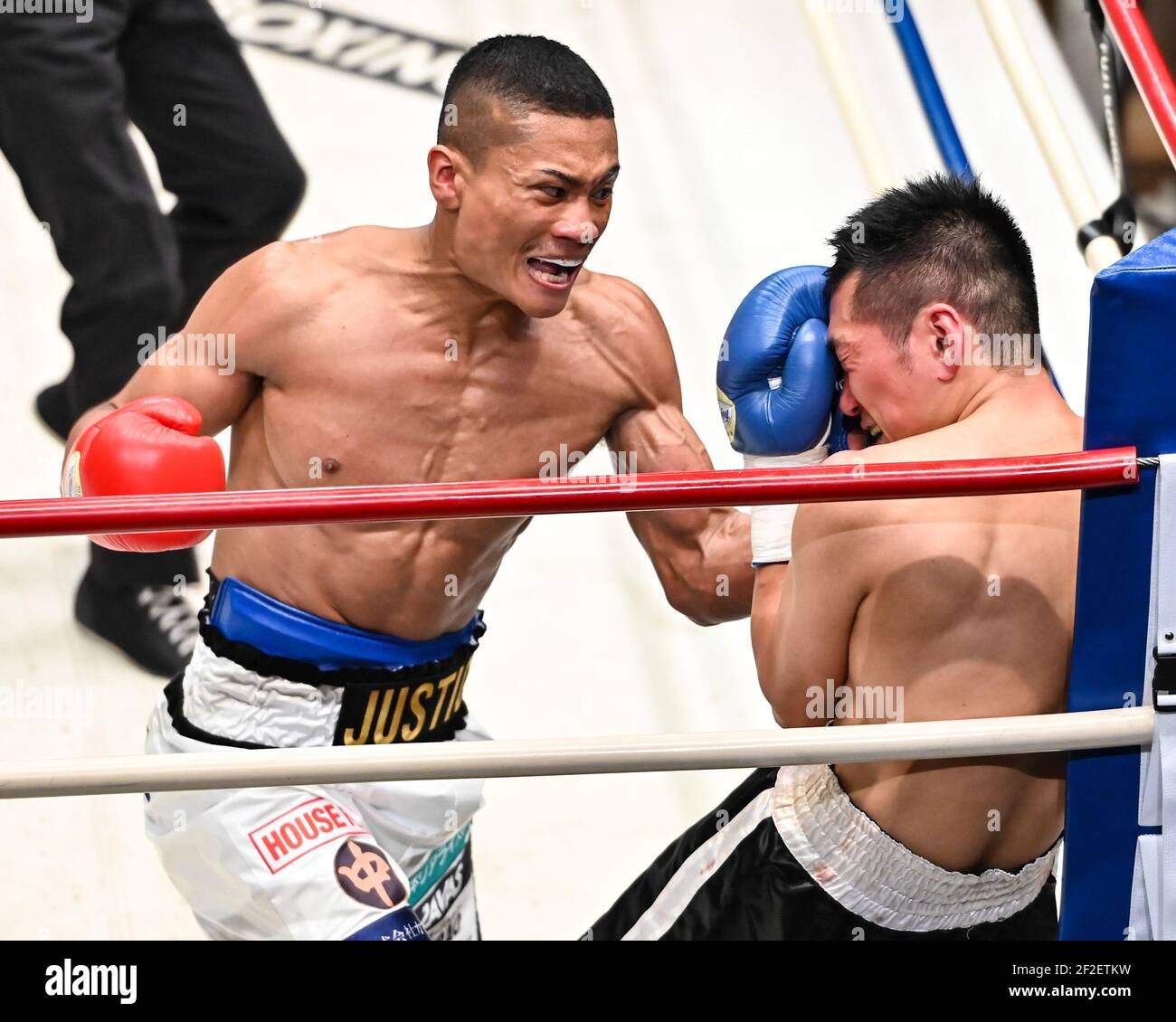 Tokyo, Japan. 11th Mar, 2021. (L-R) Andy Hiraoka, Fumisuke Kimura ...